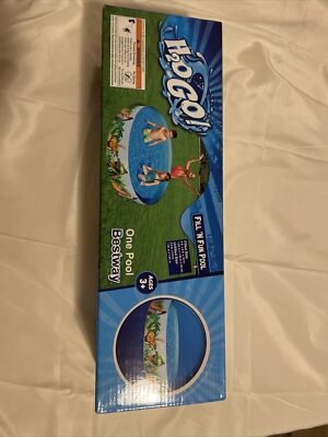 H2O Go! Pool Dinosaur Swim 6’x6’x15” Kid 3+ Heavy-duty Sturdy 250 Gal ...