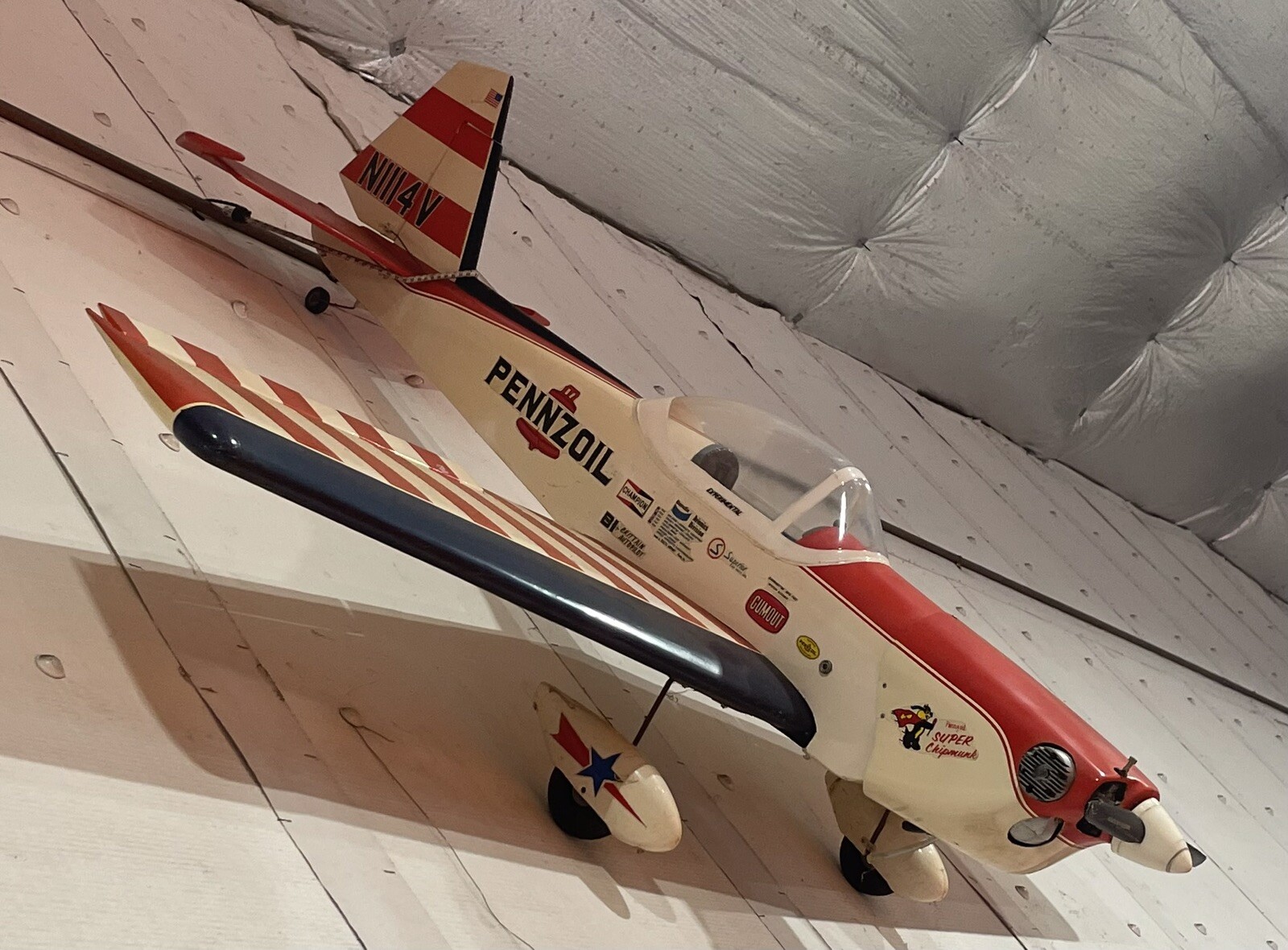 Airplane De Havilland Super Chipmunk Pennzoil Art Scholl Model | eBay
