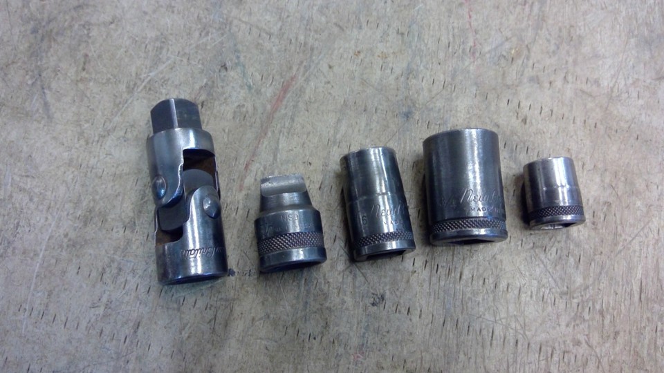 Vintage New Britain Tools Socket lot 5 piece USA Tool | eBay