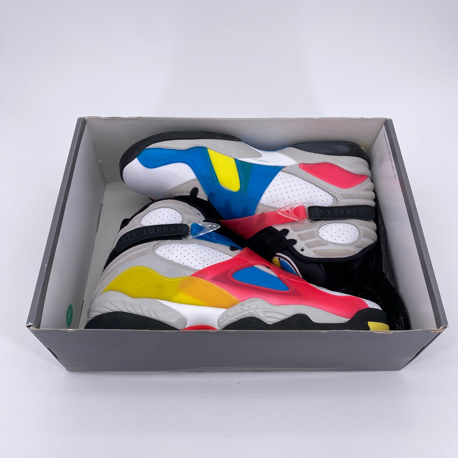 Air Jordan 8 Retro SE "WHITE MULTICOLOR" 2019 - Size 10.5 - bq7666 100 ...