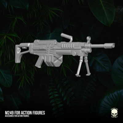 M249 v2 custom machine gun for GI Joe Classified and other action ...