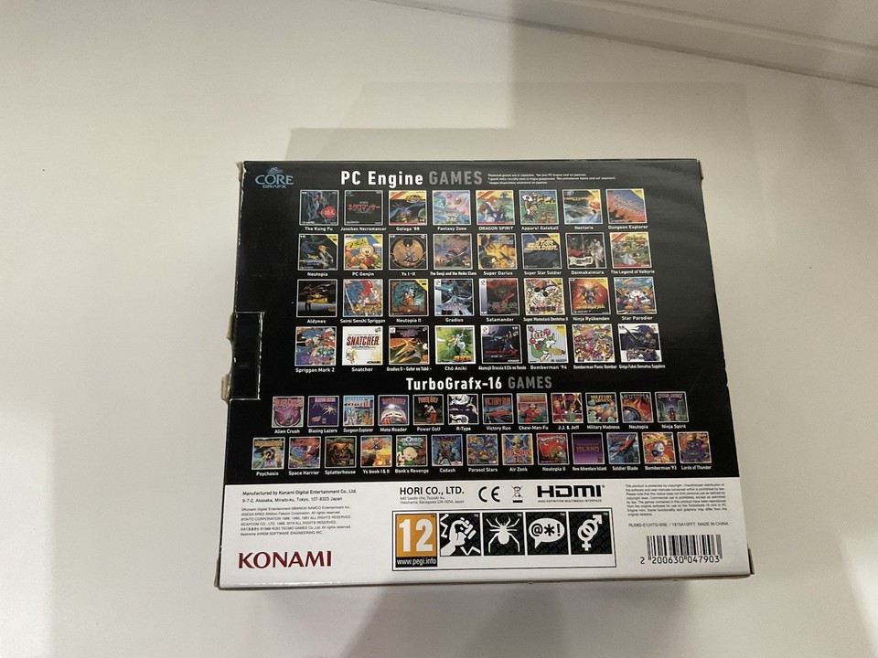 Konami PC Engine Core Grafx Mini Console UK Version faulty USB not ...
