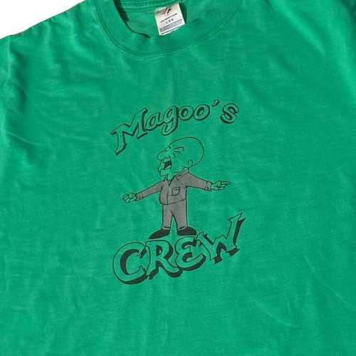 90s Mr Magoo’s Crew Cartoon Graphic Shirt Green Promo Tee Size Large ...