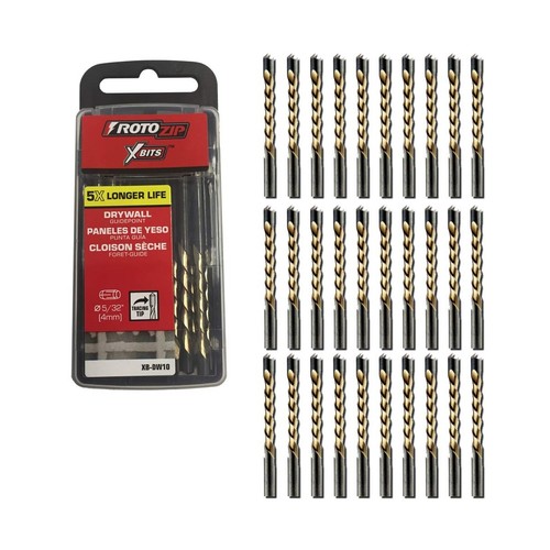 Roto-Zip X-Bits for Drywall Routers and Roto Tools - 5/32" Guide-Point ...
