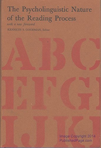 Psycholinguistic Nature of the Reading Process, Kenneth S. Goodman | eBay