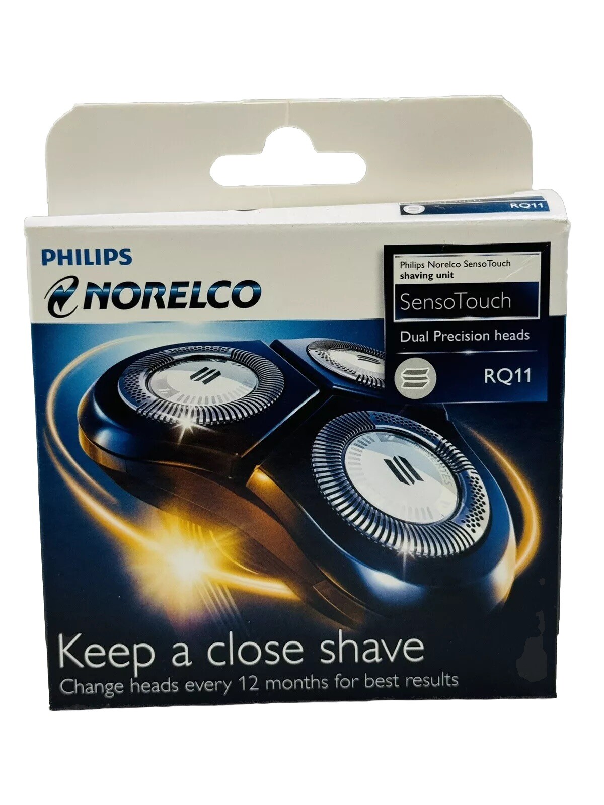 philips norelco rq11 dual precision shaving heads scuffed box | eBay