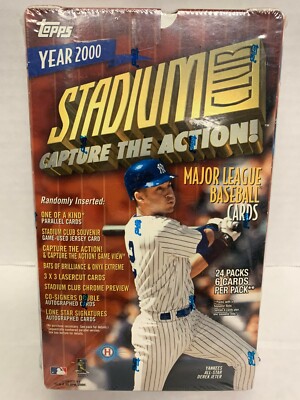 TOPPS STADIUM CLUB 2000 MLB HOBBY BOX RED 24 PACKS NEW SEALED U.S. | eBay