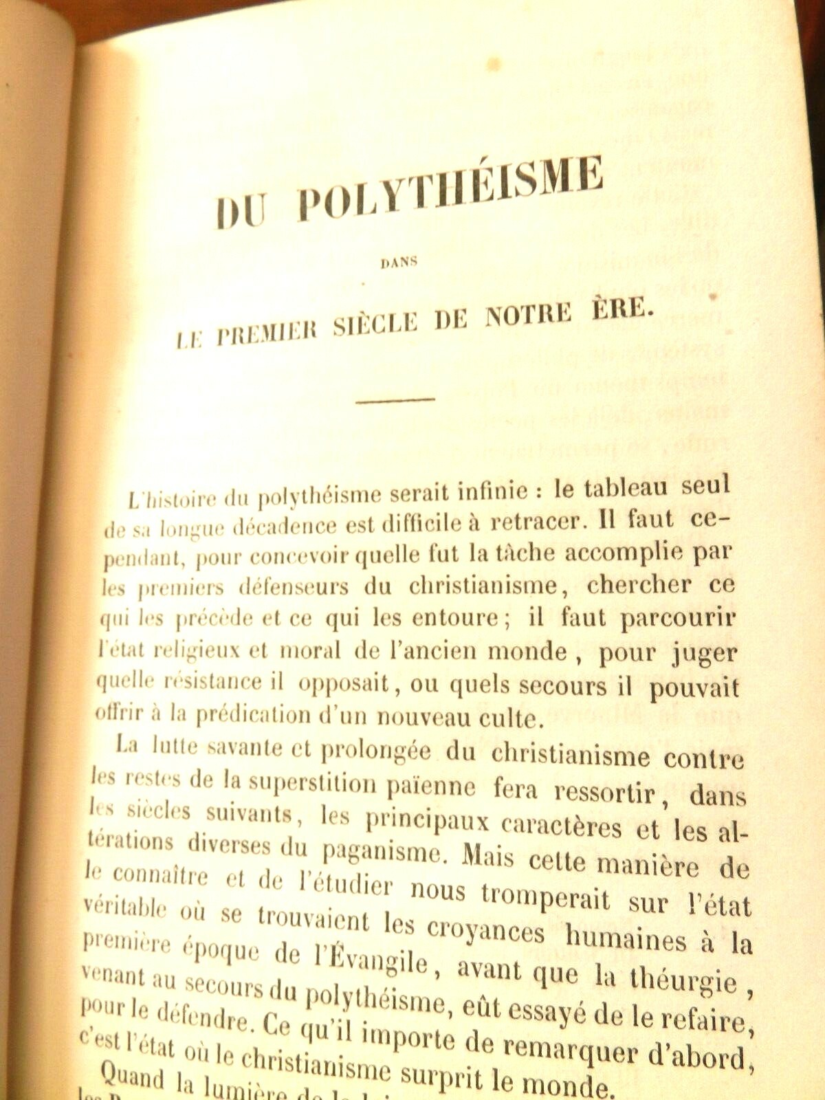 RELIGION TABLEAU DE L'ELOQUENCE CHRETIENNE AU IV e Siecle VILLEMAIN ...