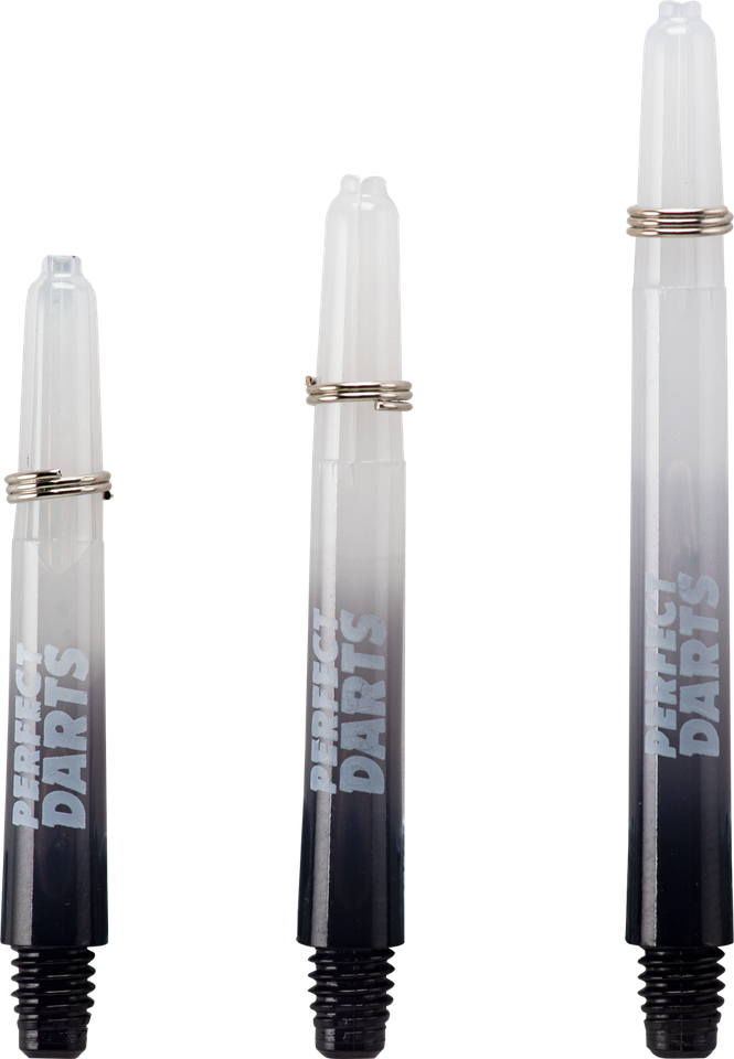 3 Sets (9) Dart Stems Darts Shafts Polycarbonate Two Tone 3 Lengths 6 ...