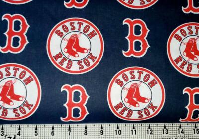 Boston Red Socks Fabric-100% Cotton-58" Wide-By the YD | eBay