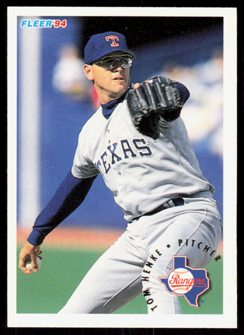 1994 Fleer 308 Tom Henke Texas Rangers | eBay