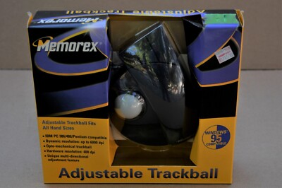 MEMOREX PC TRACKBALL MOUSE, PS2&DB9 CONNECTOR, new old stock | eBay