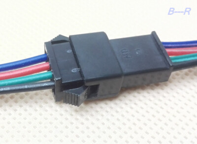 1Pair JST-SM 4-Pin (4P) Connector Pairs (4M & 4F); WS2801 LPD8806 ...