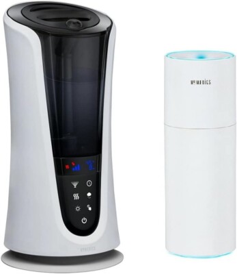 HoMedics Total Comfort Deluxe Humidifier with BONUS Cordless Portable ...