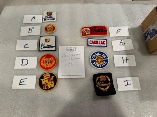 VINTAGE CADILLAC DEALERSHIP PATCHES 1960’s 1970’s 1980's new old stock ...