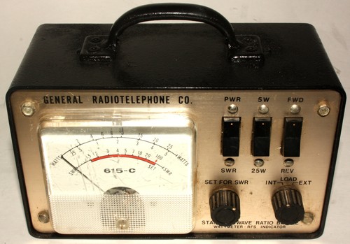 General Radiotelephone Co 615-C SWR Bridge and Wattmeter Very Rare ...