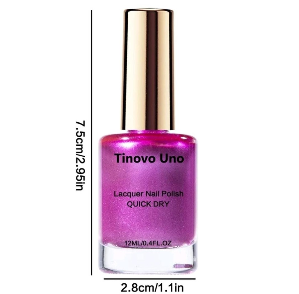Metallic Nail Polish – Quick Dry, Chrome Shine Finish, Long-Lasting ...