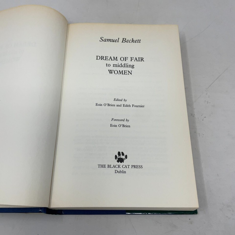 DREAM OF FAIR TO MIDDLING WOMEN by Samuel Beckett HC First Edition Like ...