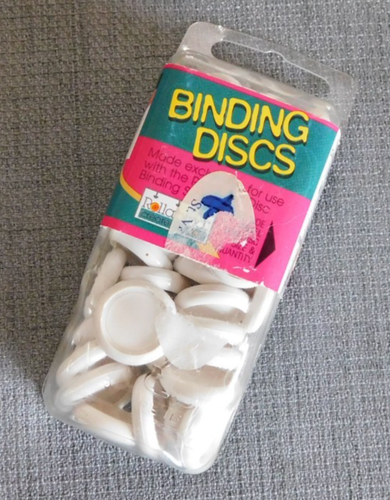 Rollabind Binding Discs Pack of 40 Med. 1/2" #S-13 | eBay