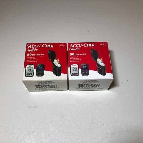 100 Accu-Chek Guide Test Strips EXP 12/2025 & 05/2026 , FREE SHIPPING ...