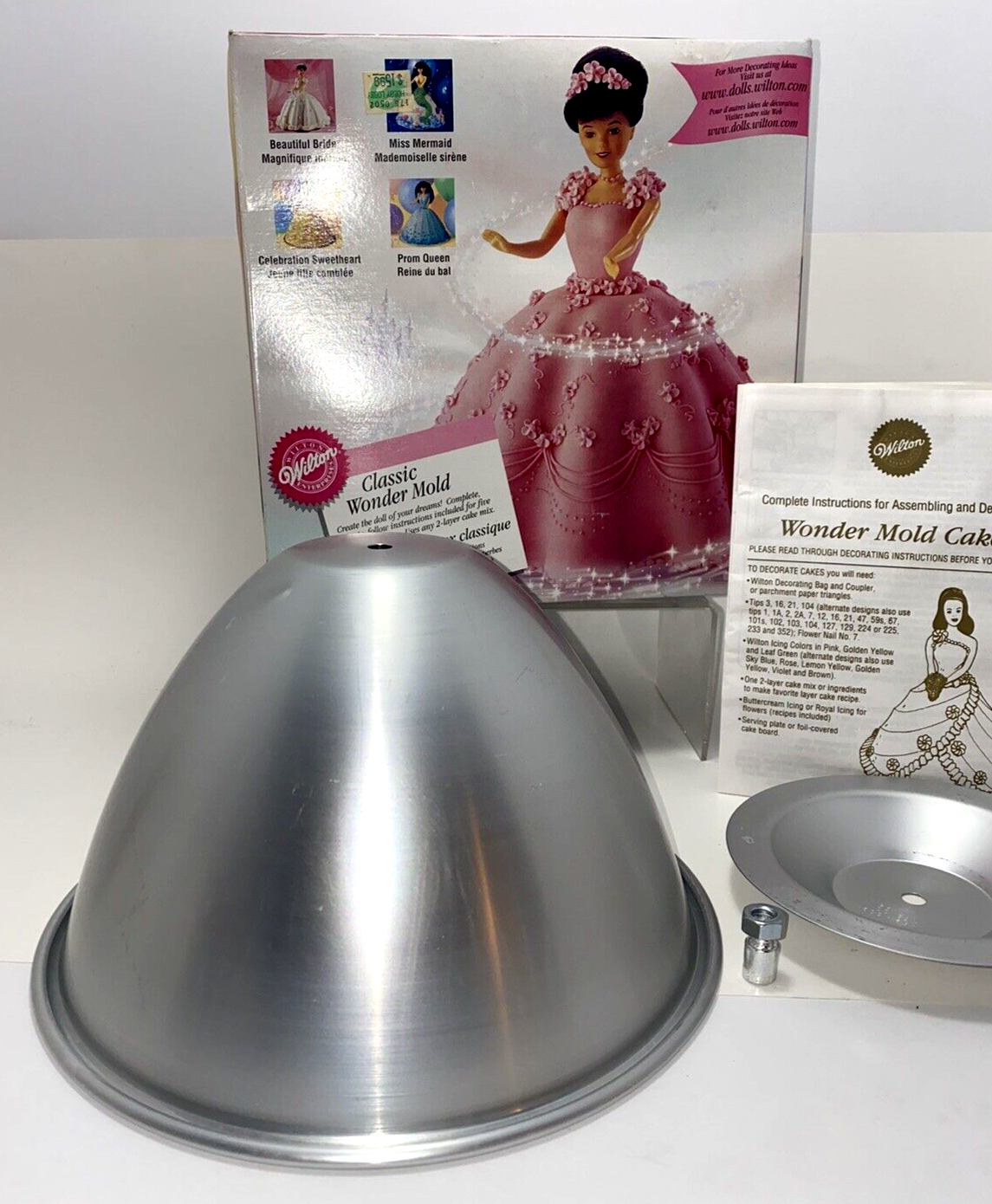 Wilton Doll Classic Wonder Mold Cake Pan Kit with One Doll – 2007 ...