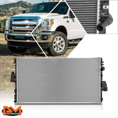 For 11-16 Ford F250-F550 SD 6.7L V8 OE Style Aluminum Cooling Radiator ...