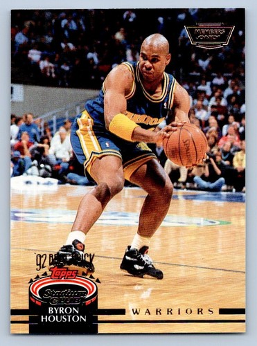 Byron Houston 1992-93 Stadium Club Members Only #350 Golden State ...