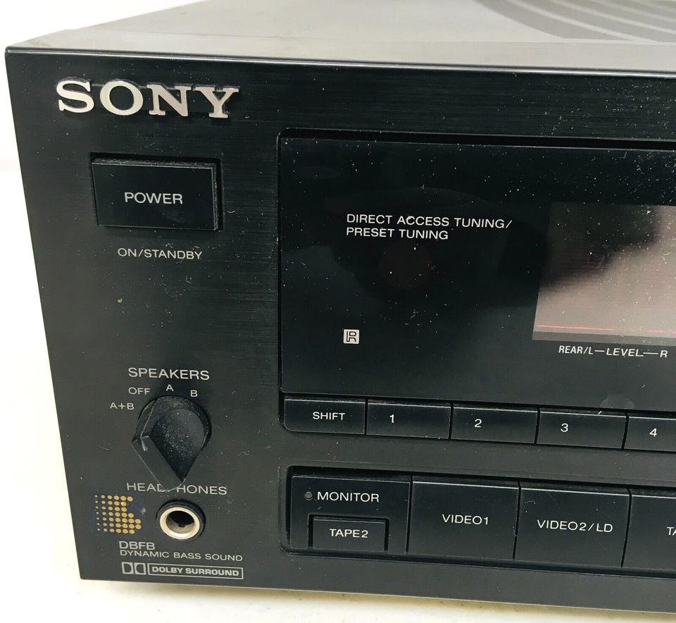 Sony STR-AV770X FM AM Stereo Home Theater Receiver 5:1 Channel Black ...