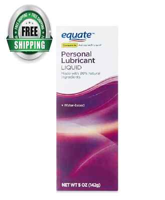 Equate Water Based Personal Lubricant Liquid, 5 oz Free Shipping | eBay
