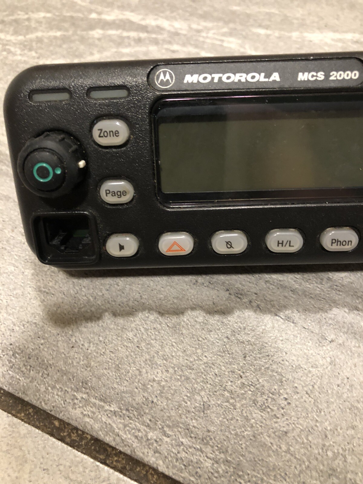 Motorola MCS2000 flashport Control Head model II 2 radio | eBay