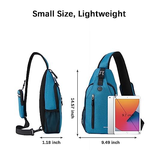 Sling Bag, Crossbody Backpack RFID Shoulder Chest Bag for Men Women ...
