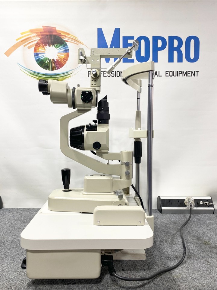 Topcon SL 2E 3x Mag Zeiss Style Slitlamp With Haag Streit 870 Tonometer ...