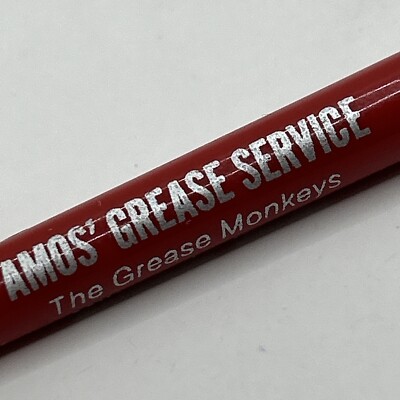 VTG Ballpoint Pen Amos' Grease Service "The Grease Monkeys" Miltonvale ...