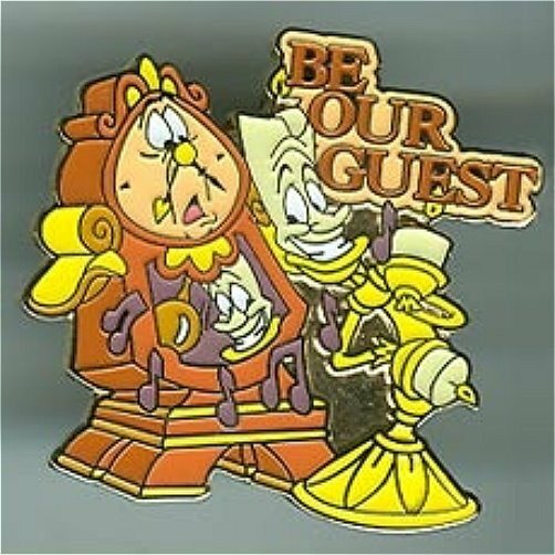 Disney pin Magical Musical Moments Be Our Guest Cogsworth Lumiere ...
