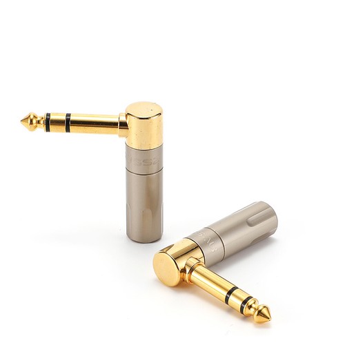 Audio Klinkenstecker 6,3 mono Stereo löten Mikrofon Klinke Vergoldet ...