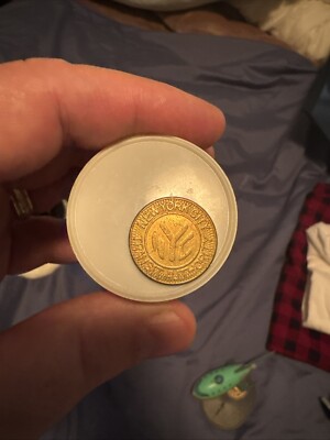 TWO TOKENS New York City 2 SOLID "Y" Subway Tokens 1980-1985 | eBay