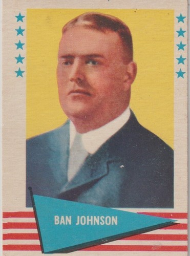 BAN JOHNSON: 1963 FLEER BASEBALL CARD # 48 | eBay
