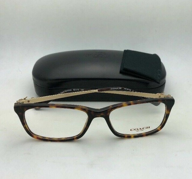 Coach Hc6110 5485 Dark Tortoise Demo Lens 52-16 140 Women's Eyeglasses ...