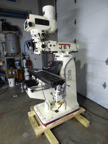 JET JTM-4VS MILLING MACHINE POWER FEED DIGITAL READOUT CLEAN MACHINE | eBay