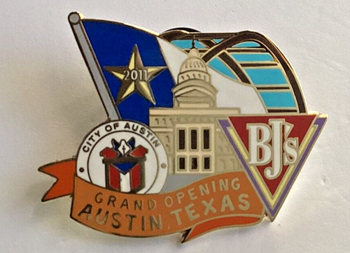 BJS RESTAURANT GRAND OPENING AUSTIN TX 2011 LAPEL ENAMEL PIN | eBay