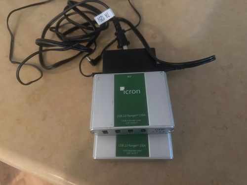 icron usb ranger 2304 usb 2.0 extender LEX & REX with power supply | eBay
