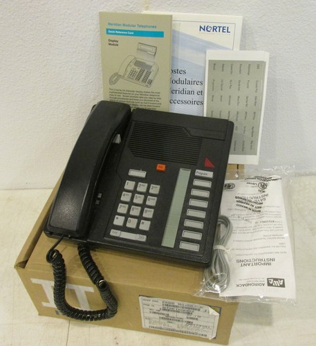 Nortel Meridian M2008 without Display Black Business Office Phone New ...