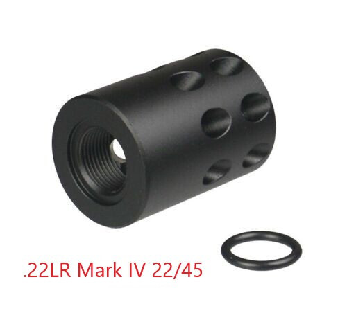 Black Ruger .22LR Mark IV 22/45 Lightweight Muzzle Brake Compensator 1 ...