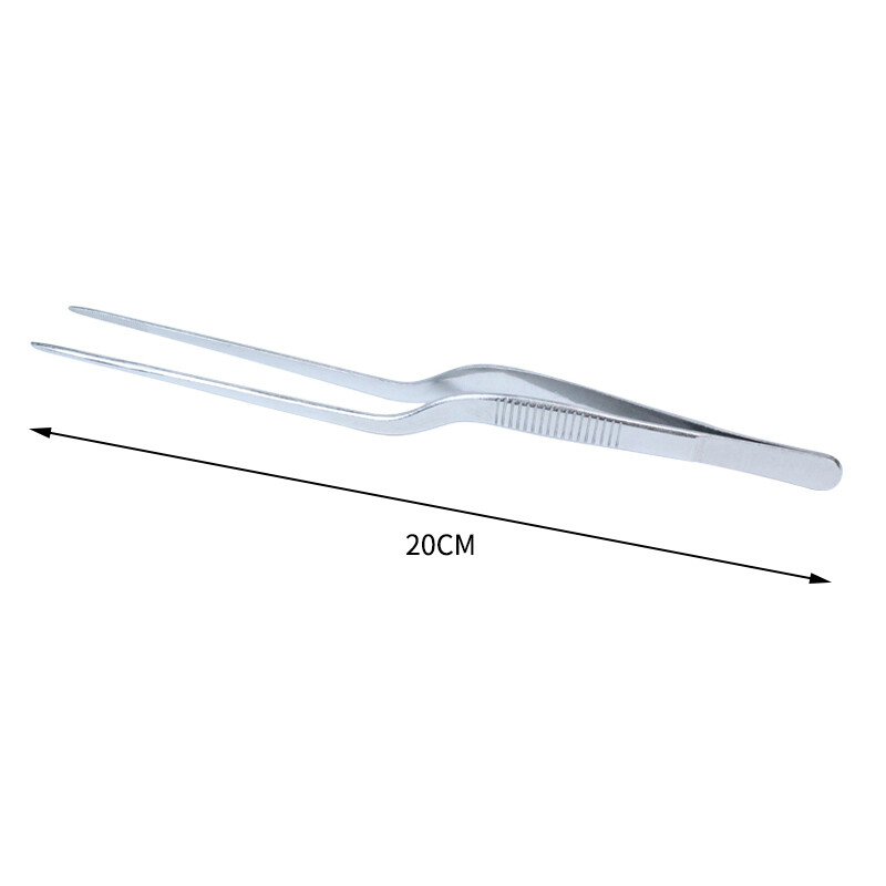 Chef Plating TWEEZERS Tongs Serving Presentation Stainless Tweezer ...