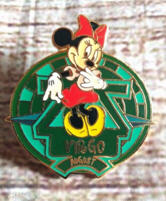 Disney Pin Zodiac Series VIRGO MINNIE MOUSE 2001 August DISNEY LE 5000 ...