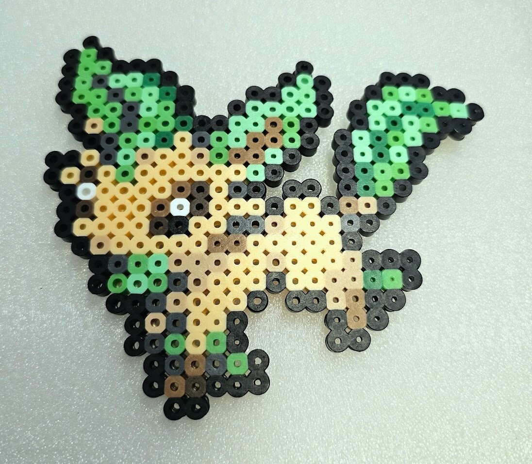 Leafeon Pokémon Pixel Art Perler Art Magnet | eBay