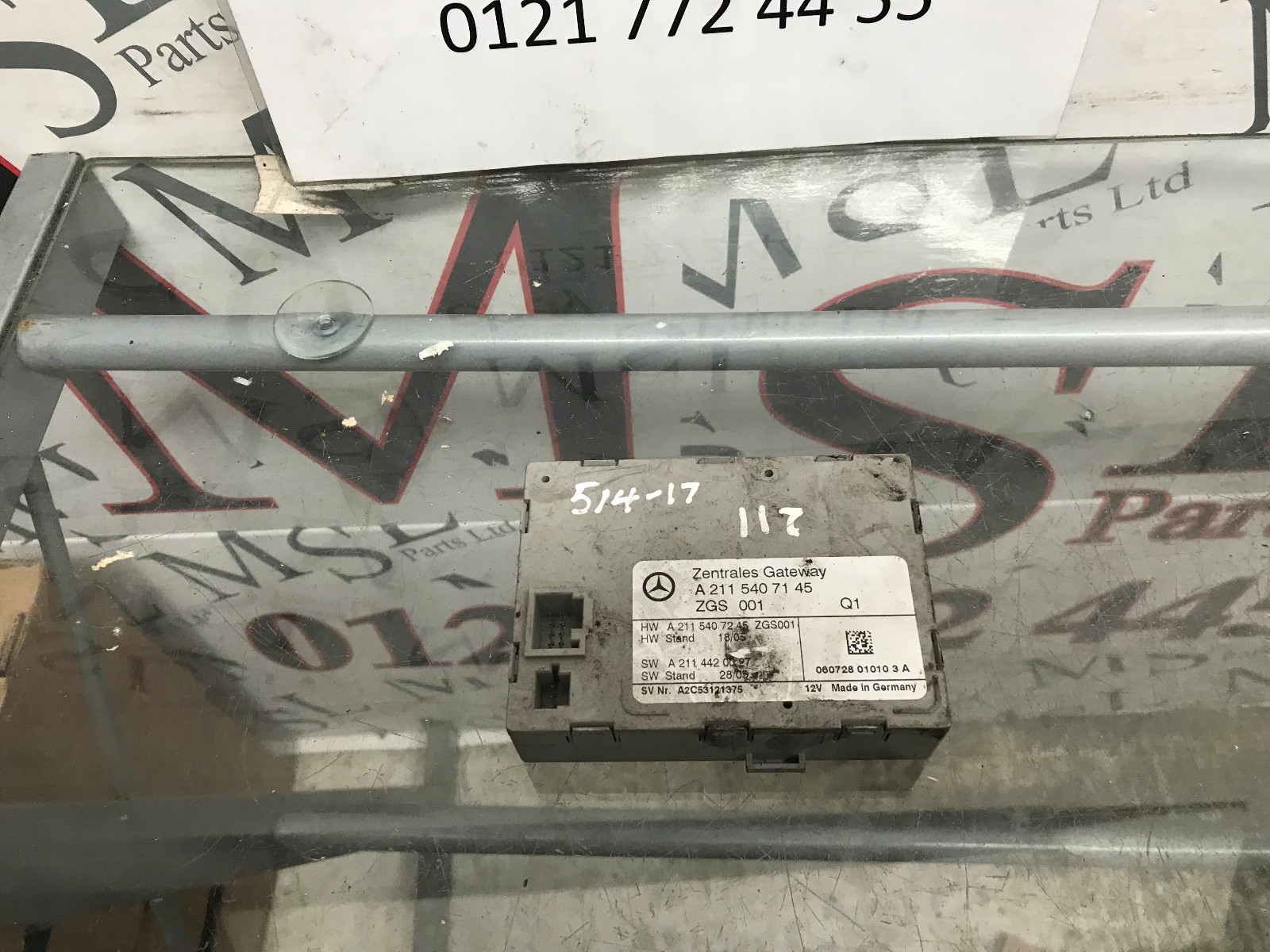 MERCEDES BENZ W211 E CLASS E220 CDI W211 GATEWAY MODULE A2115407145 ...