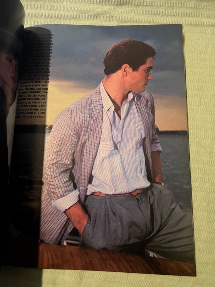 GQ, March 1983. Paul Smith, Ben Kingsley, Bruce Weber | eBay