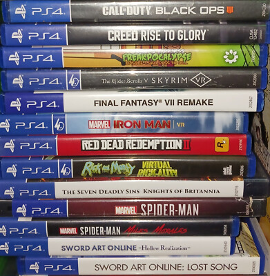 PS4 Game Inserts & Cases NO DISCS | eBay