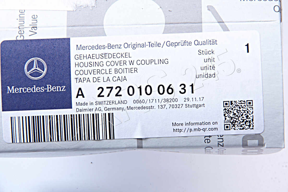 Genuine Engine Cylinder Head Oil Separator Cover Mercedes 2720100631 | eBay